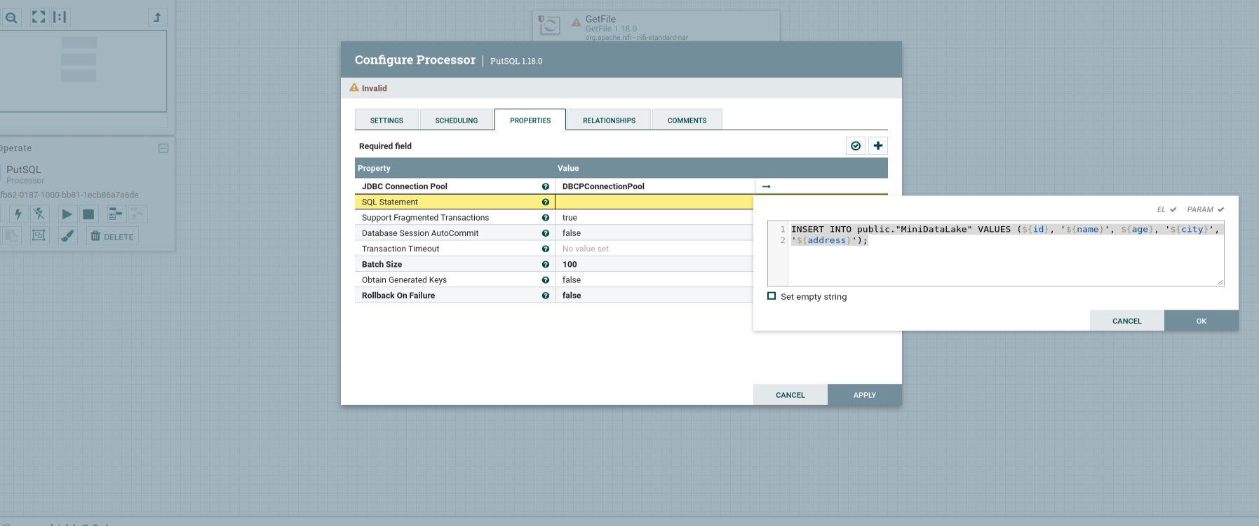 Github Fai B Afetching Data To Pg4 Using Nifi Fetching Data From A Data Lake Using Nifi Then