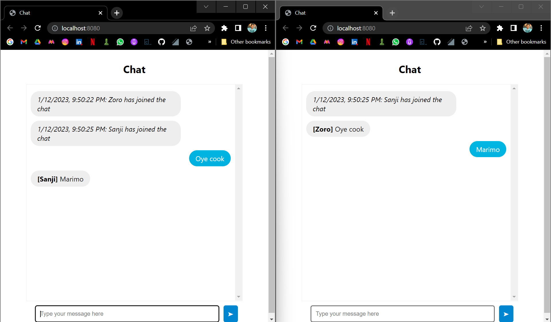 GitHub - vishnusaibhosekar/ChatRoom