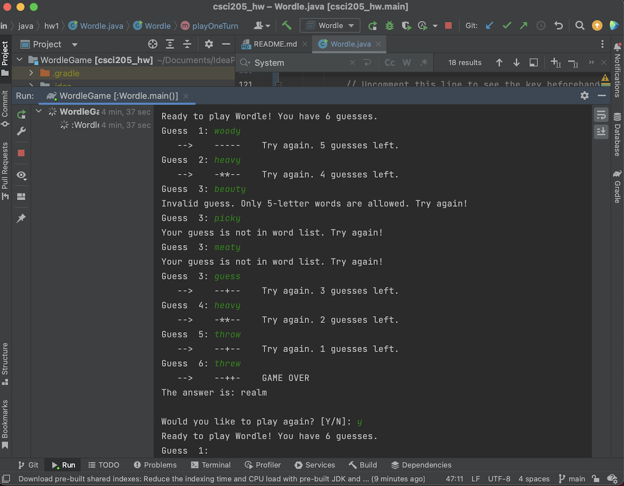 GitHub - VyLanTran/WordleGame