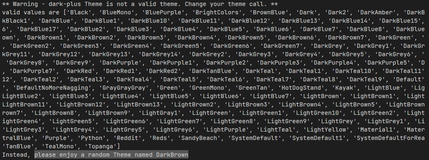 [ Enhancement] give more information in theme warning · Issue #5360 ...
