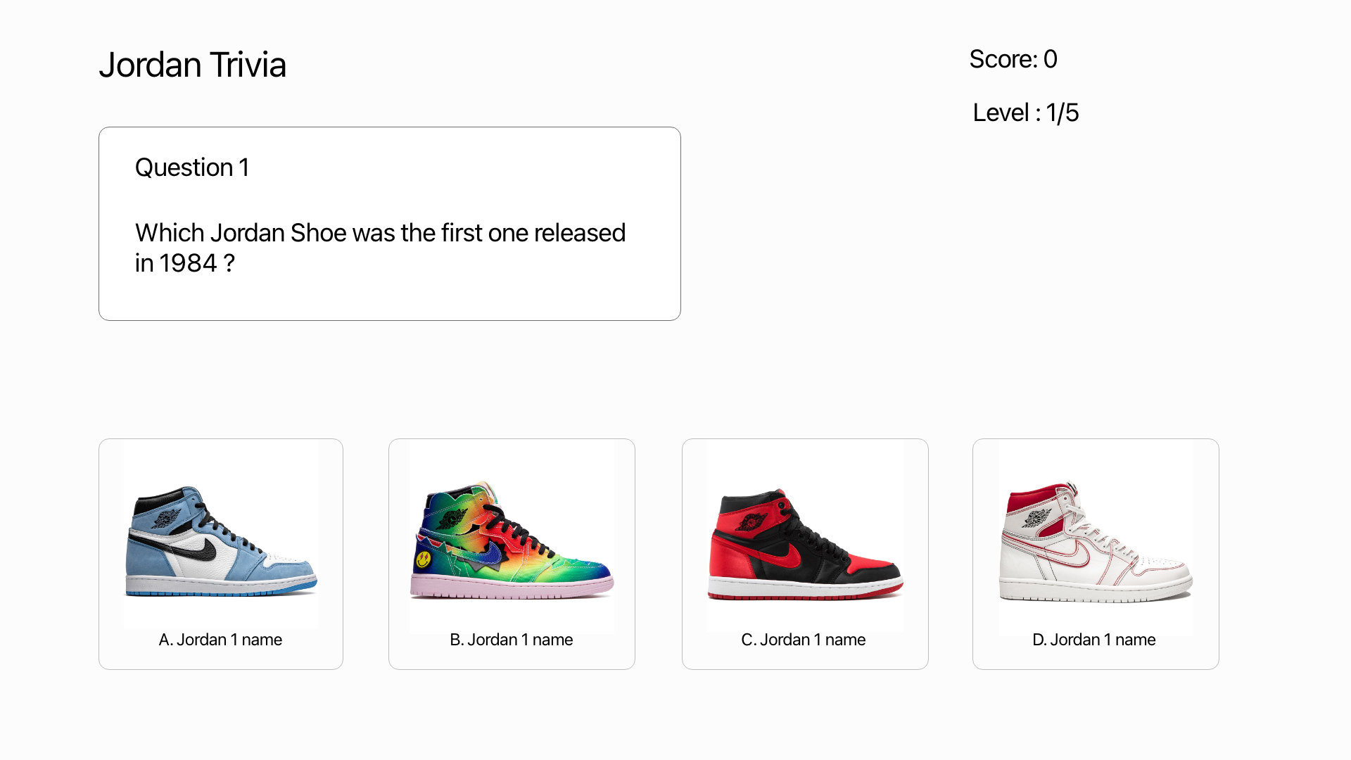 GitHub - ZavierLowe/Jordan-Trivia