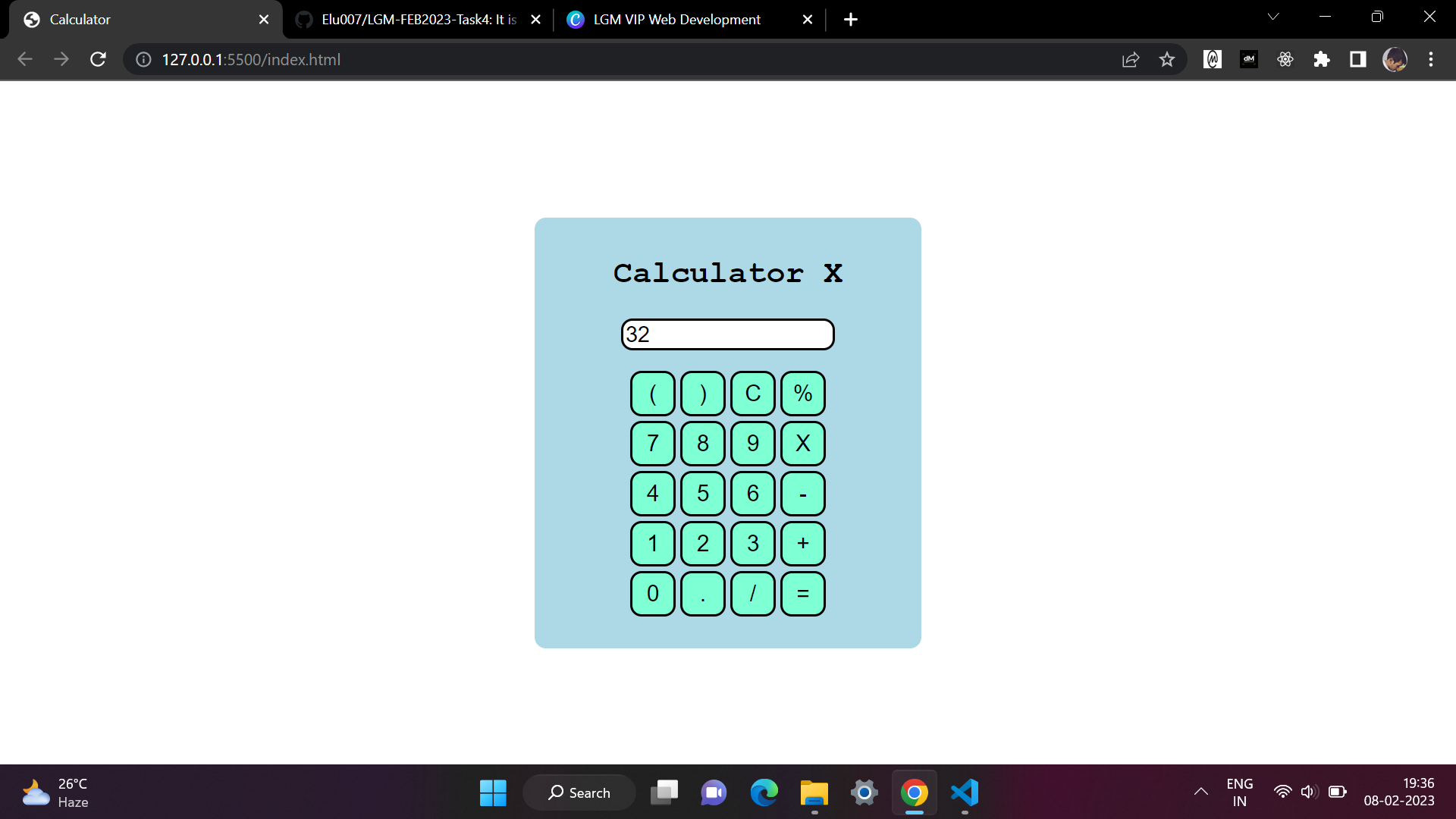 GitHub - Elu007/LGM-FEB2023-Task4: It is a web calculator with many funtionalities.