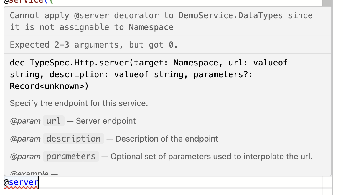 Improve The Docintellisense For Info Decorator · Issue 2228 · Microsofttypespec · Github 