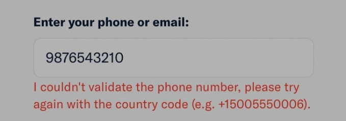 Phone Number Validation Message Issue in Login Page · Issue #4415 ...