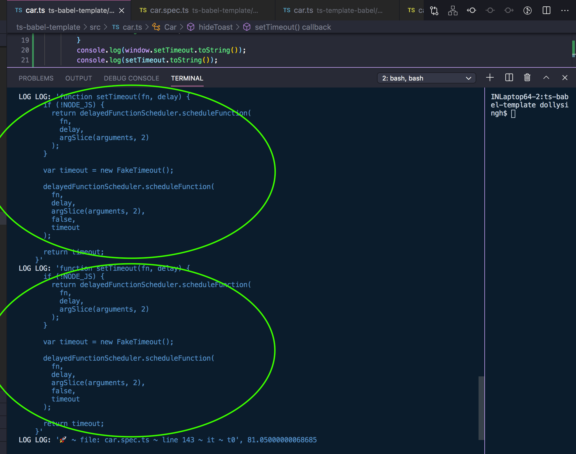 Test Case Are Failing When Testing Settimeout Inside Function · Issue 1878 · Jasmine Jasmine