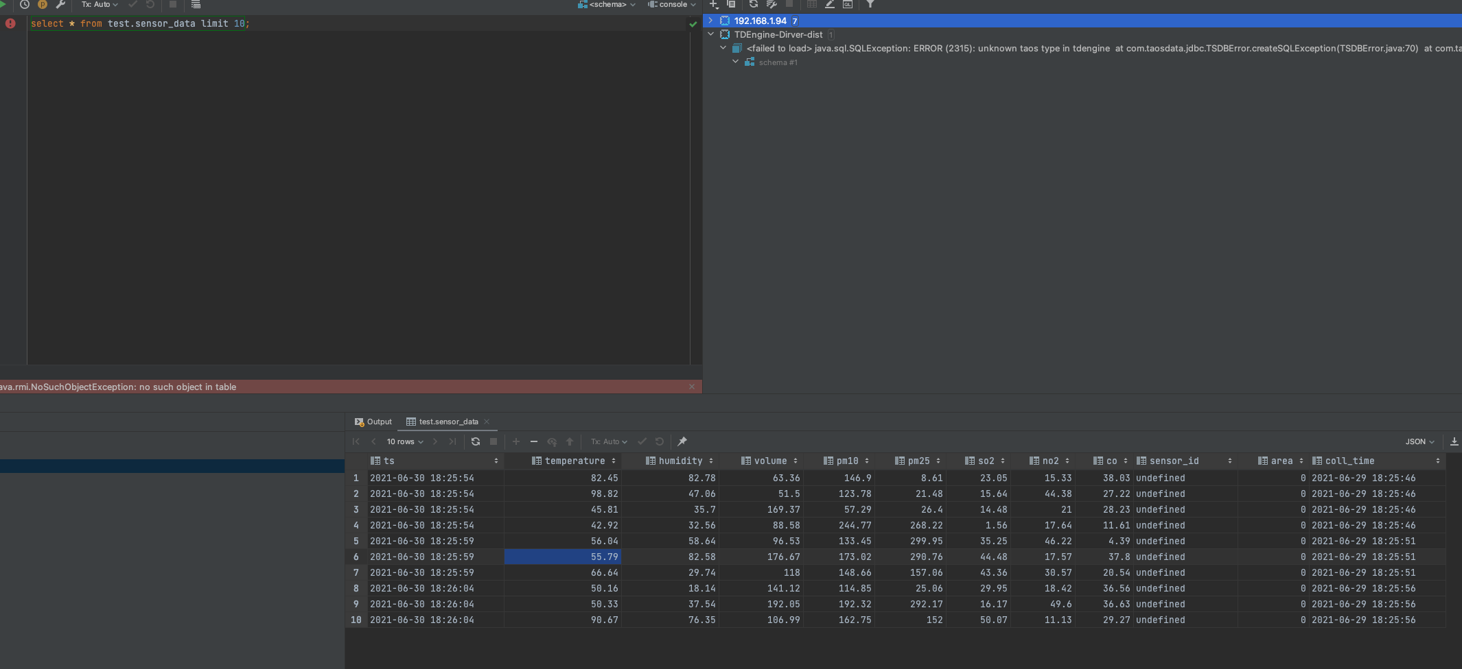 IDEA connect to TDengine failed · Issue #6602 · taosdata/TDengine · GitHub