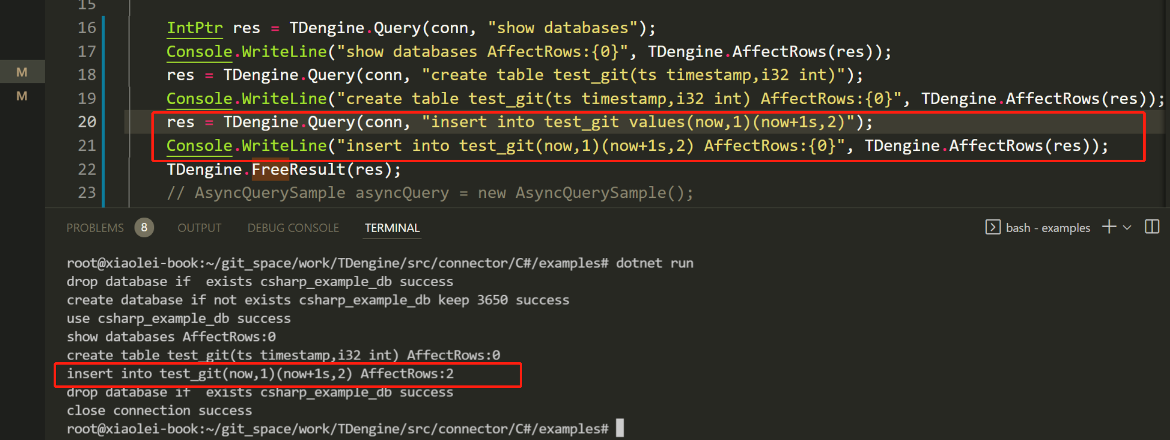 The new version taos_affected_rows return value is abnormal · Issue #10881 · taosdata/TDengine ...