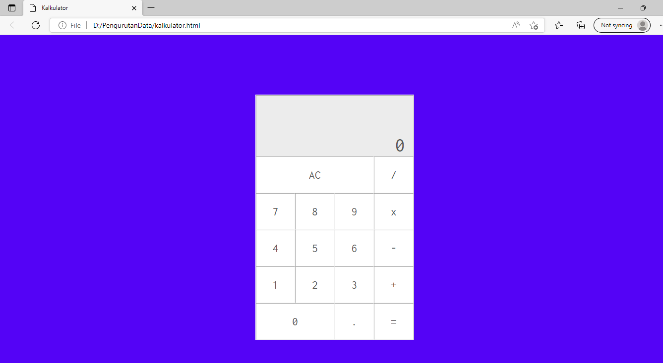 GitHub - Amala767/Kalkulator_Sederhana