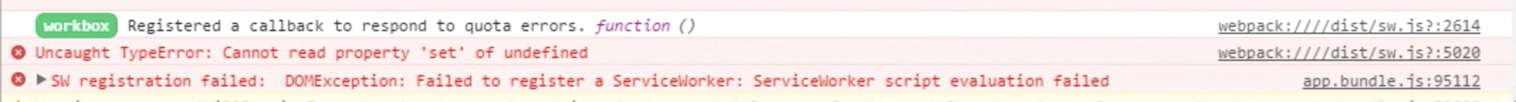 Chrome 47 error: set of undefined · Issue #2568 · GoogleChrome/workbox · GitHub
