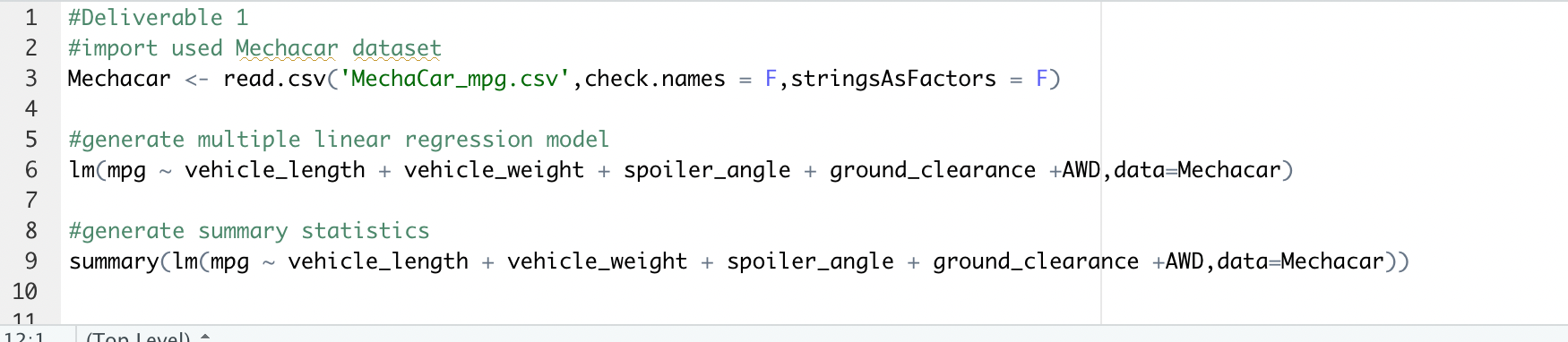 GitHub - OliviaOk24/MechaCar_Statistical_Analysis