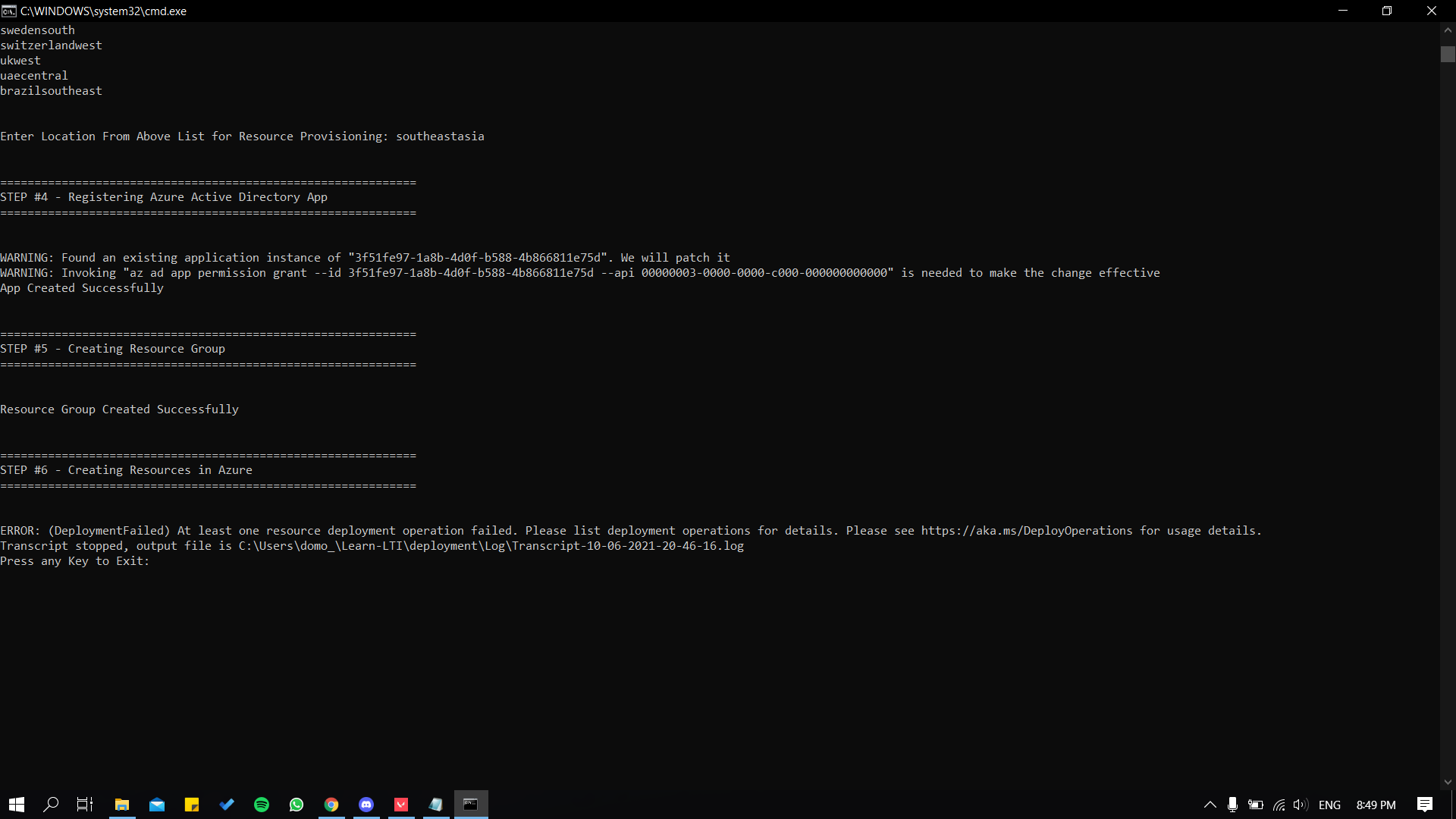 Doesnt appear the Tool Registration URL · Issue #136 · microsoftarchive/Learn-LTI · GitHub