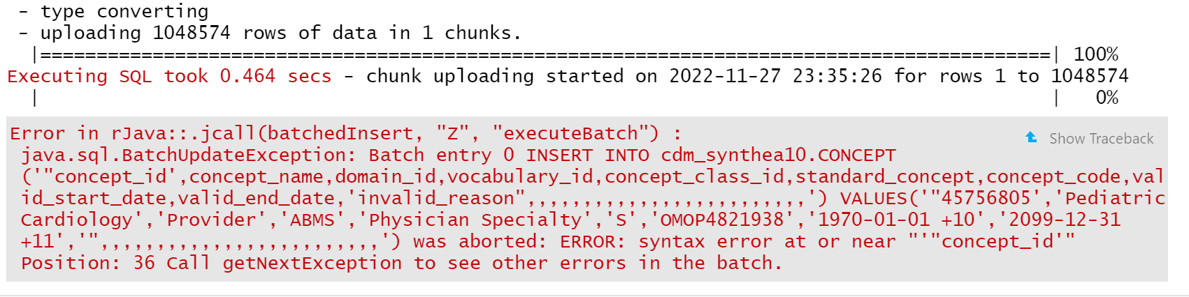 Importing Vocabulary files (Athena) into CDM Database · Issue #538 · OHDSI/CommonDataModel · GitHub