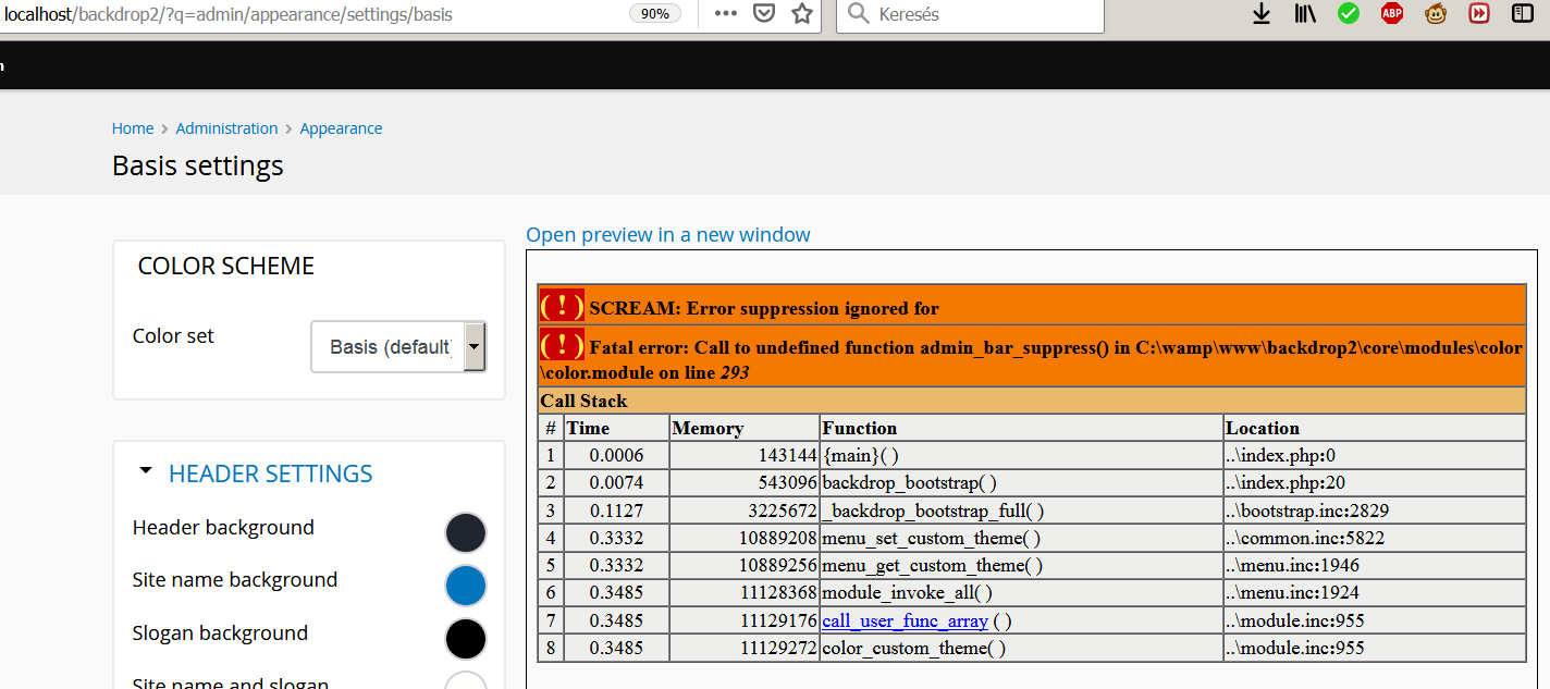 Error: Call to undefined function admin_bar_suppress() · Issue #3649 · backdrop/backdrop-issues ...