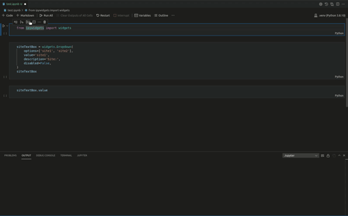 ipywidget value not updated properly in VS Code · Issue #8408 · microsoft/vscode-jupyter · GitHub
