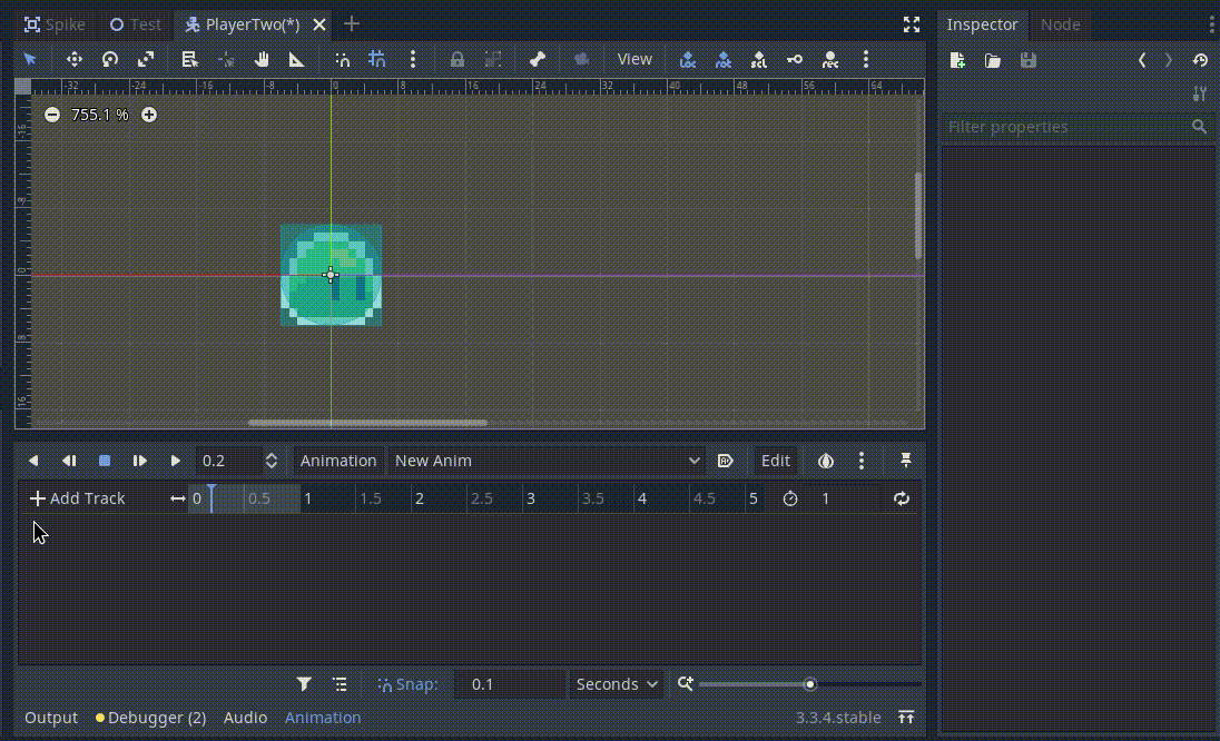 Animation Players Material Track Key Frame Keep Connecting Each Other · Issue 54416