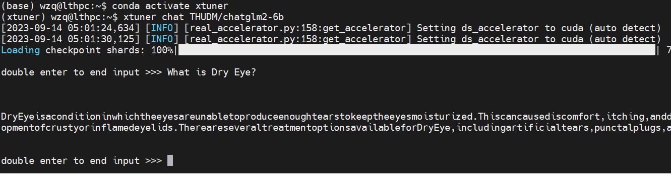 chat answer has no space character · Issue #122 · InternLM/xtuner · GitHub