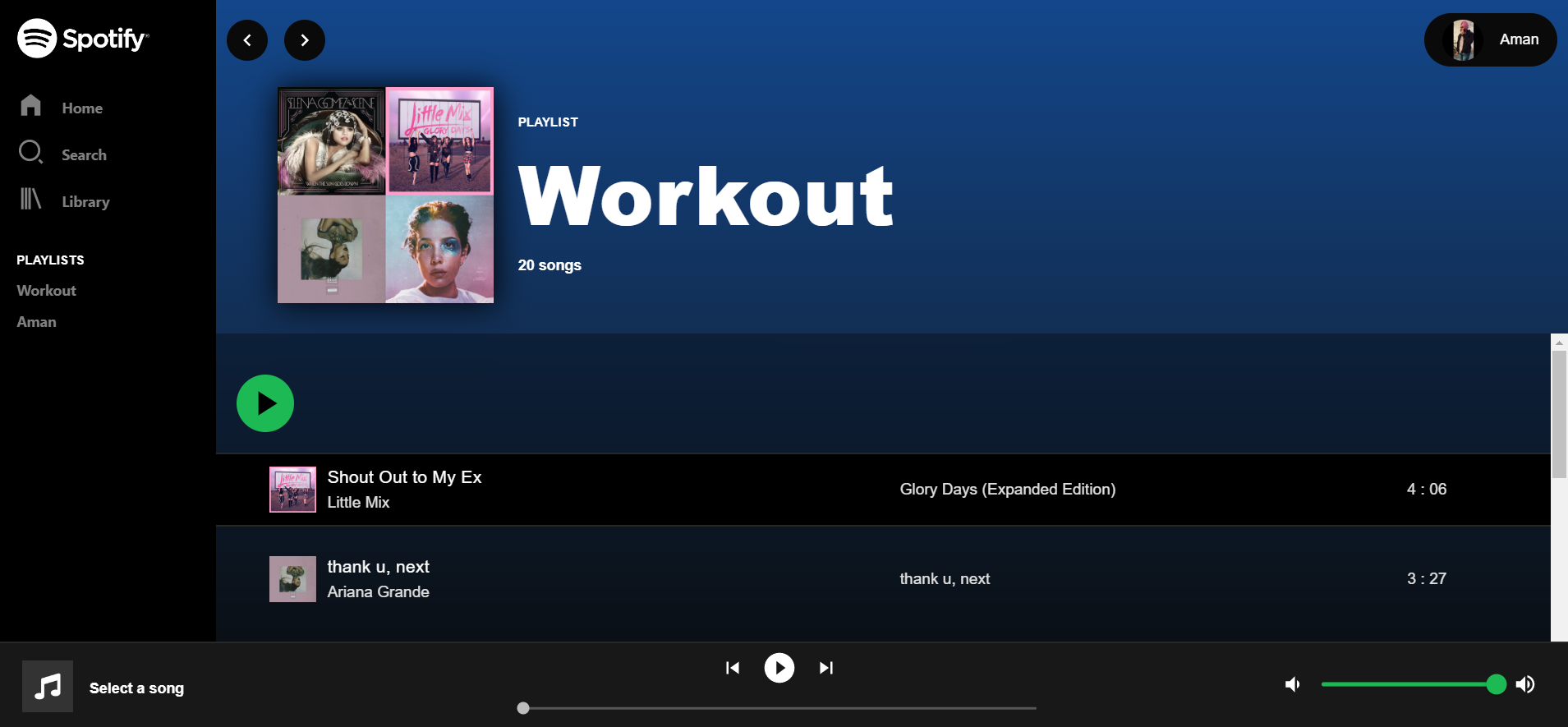 GitHub - ama29n/Spotify-Clone: Spotify Clone, React project. This is the website link -> https ...