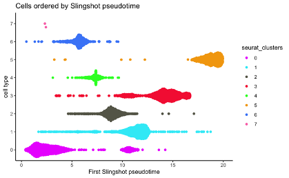 Cells ordered by Slingshot pseudotime · Issue #140 · kstreet13 ...