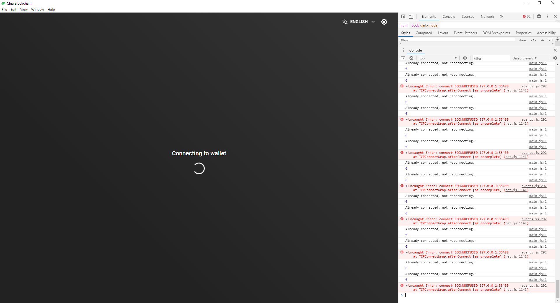 [BUG]Issue with connecting after reinstalling program · Issue #6650 ...