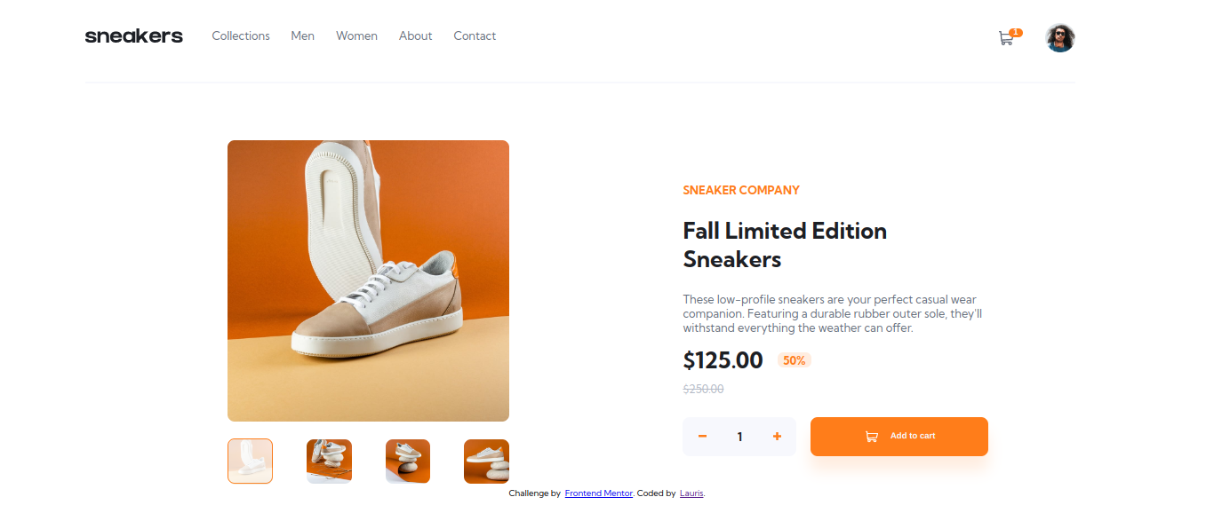 GitHub - lauriselvijs/e-commerce-product-page: Product page for e-commerce