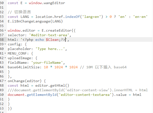 Problem calling text from php sql database · Issue #4886 · wangeditor-team/wangEditor · GitHub