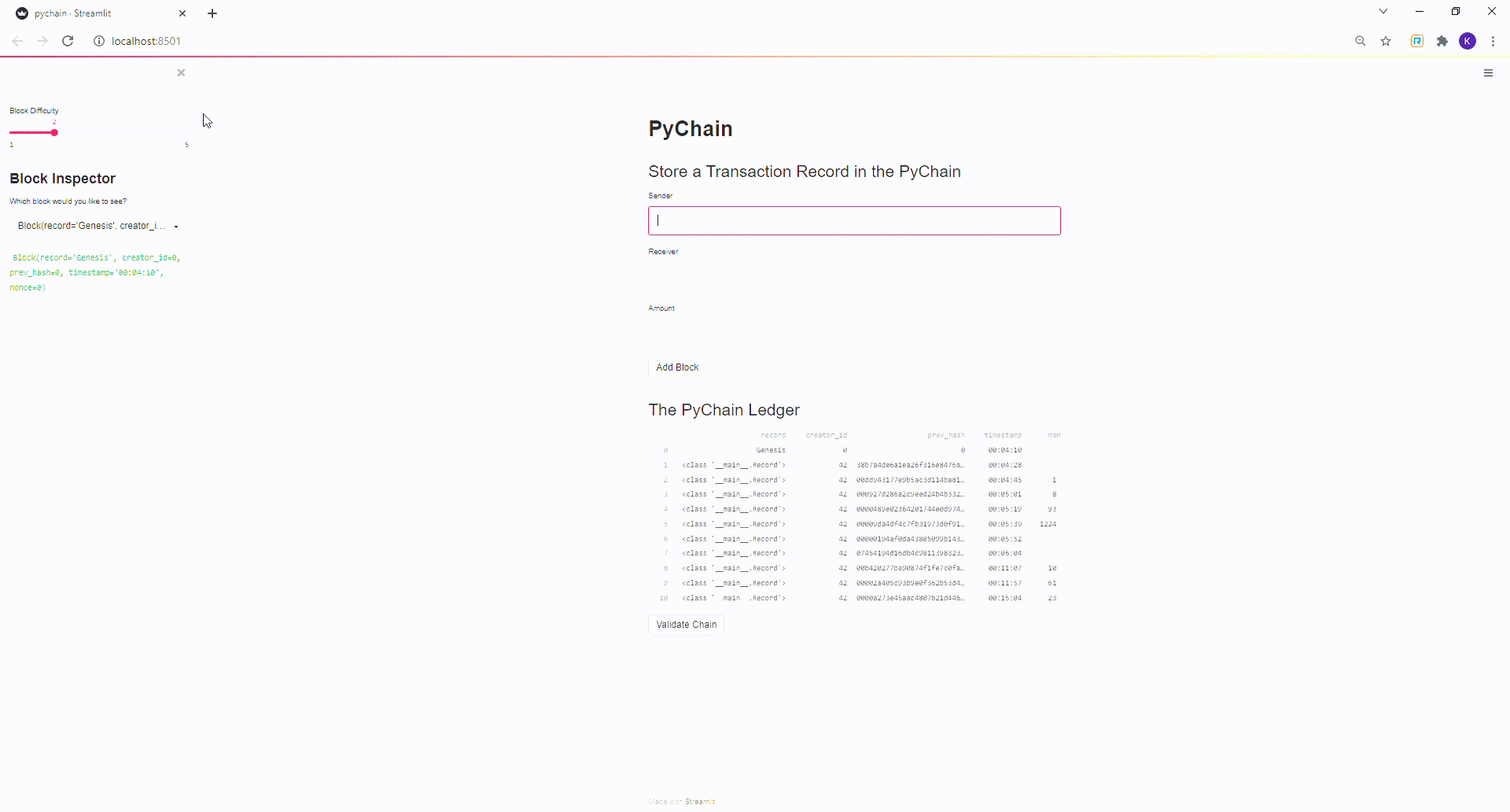 GitHub - kevin-mau/pychain