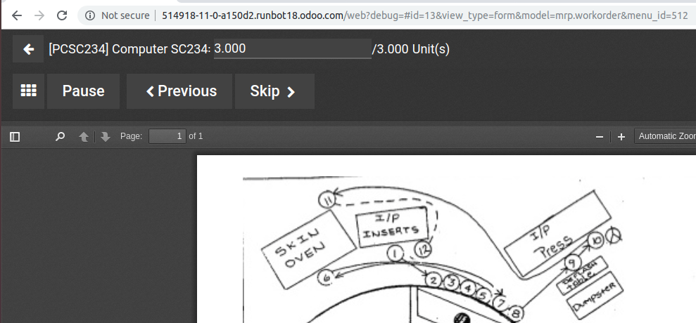 [11.0][Enterprise] Entering WorkOrder tablet view through tree view ...