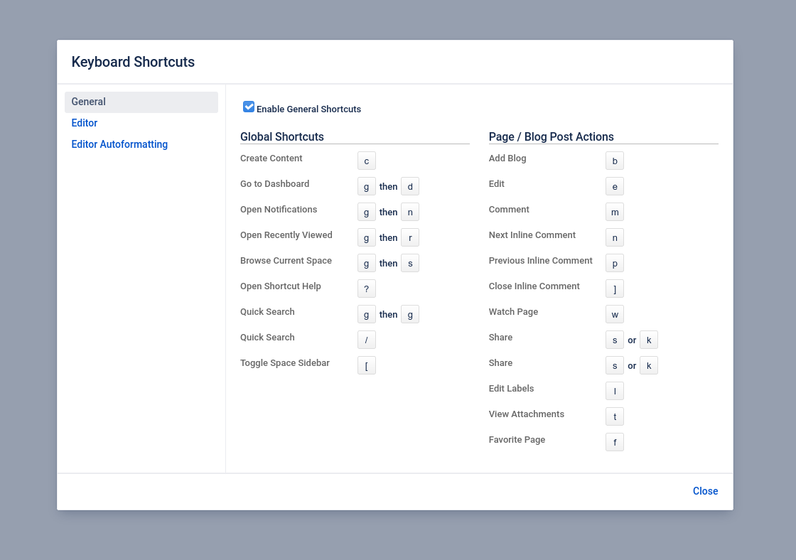 [Feature] Provide an overview of the available keyboard commands · Issue #310 · opencast ...