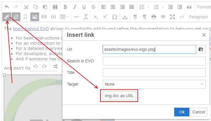 TinyMCE ability to add class to hyperlink · Issue #512 · evolution-cms/evolution · GitHub