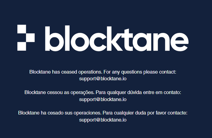 Remove Blocktane connector from the codebase · Issue #5927 · hummingbot/hummingbot · GitHub