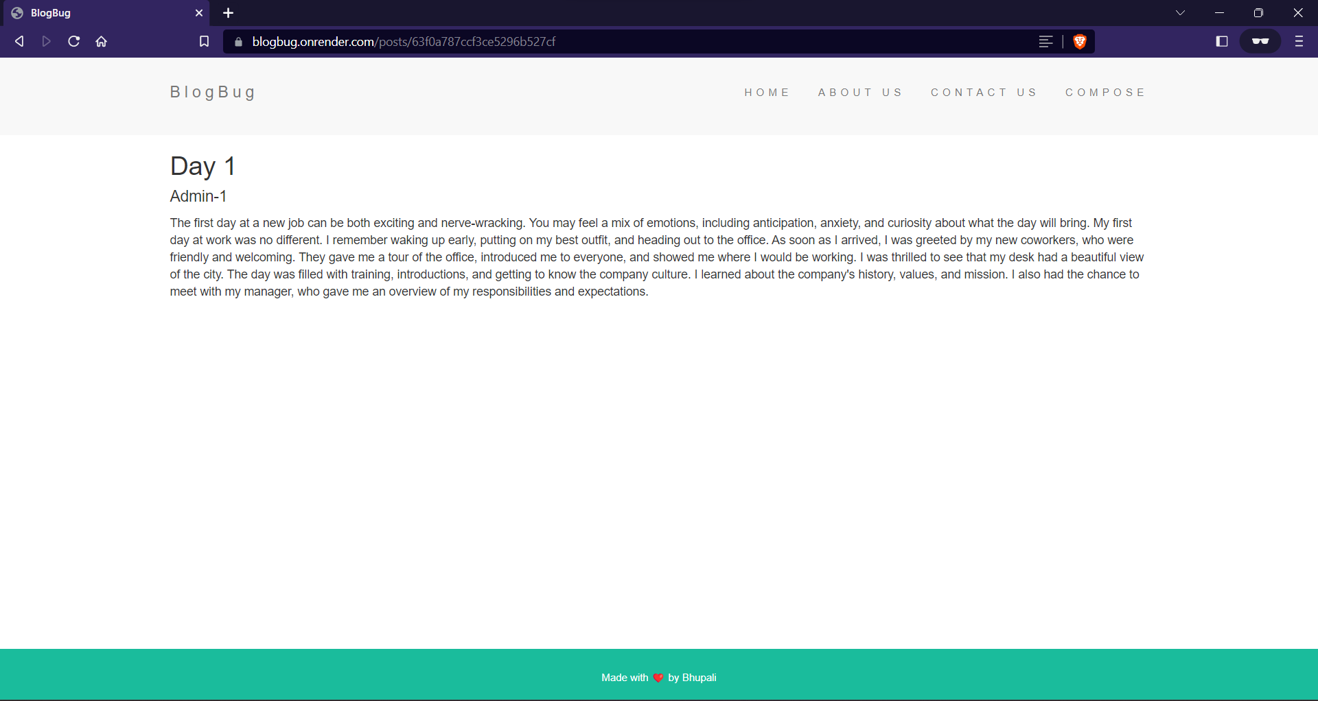 GitHub - bhupalisarma/blogBug