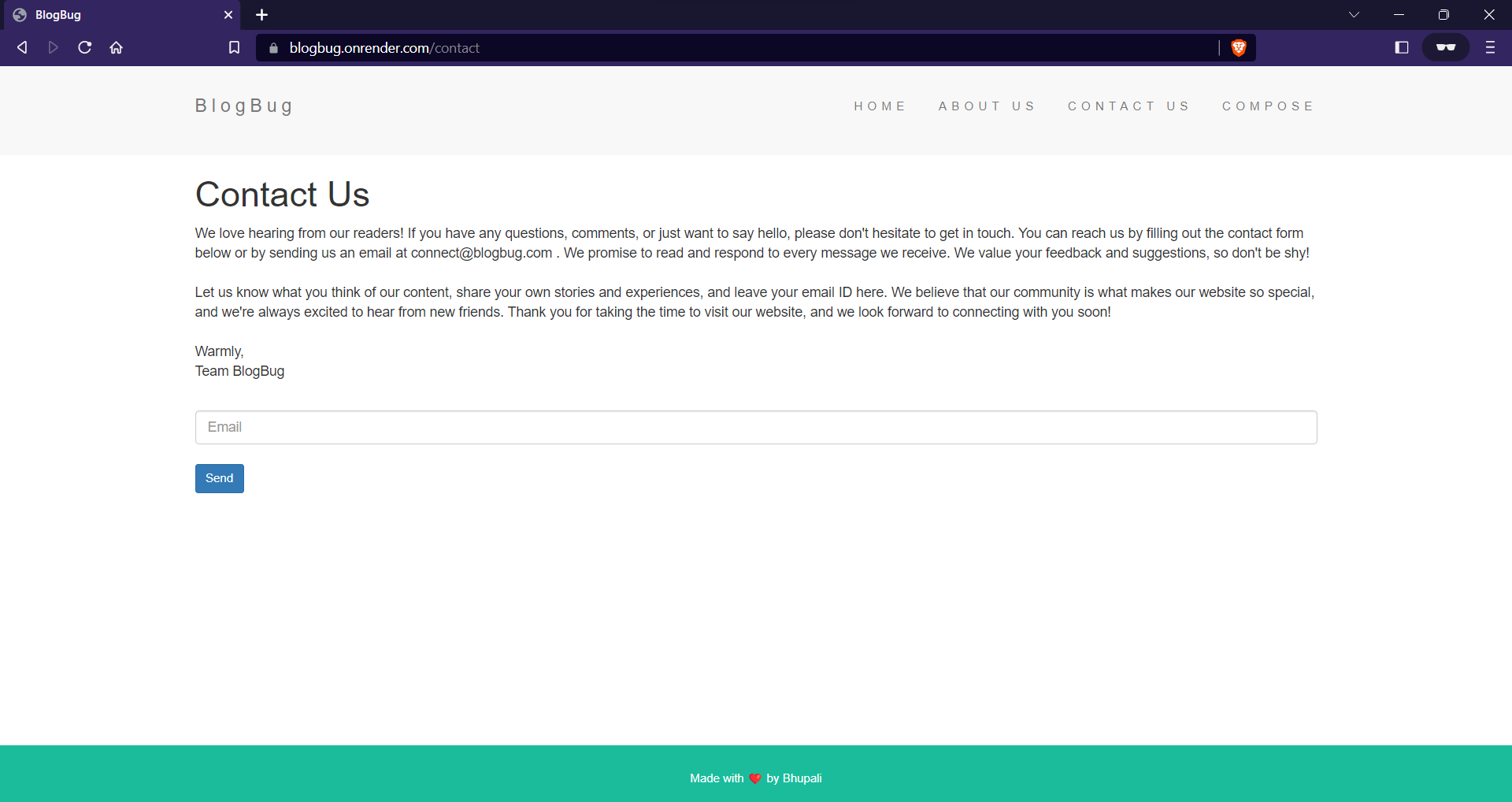 GitHub - bhupalisarma/blogBug