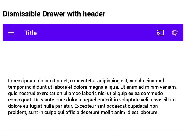 Actionitems Only Show If Drawer Is Modal · Issue 705 · Material Componentsmaterial Web · Github