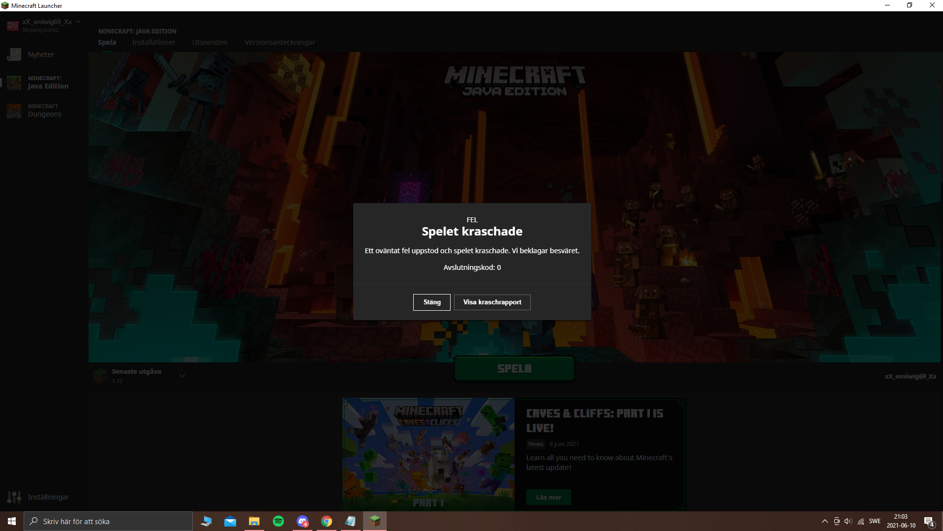 minecraft won't open at all (minecraft) · Issue #63 · microsoft/openjdk · GitHub
