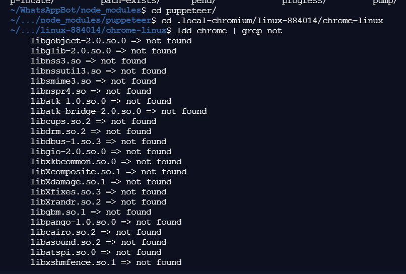 launch chrome failed · Issue #7321 · puppeteer/puppeteer · GitHub