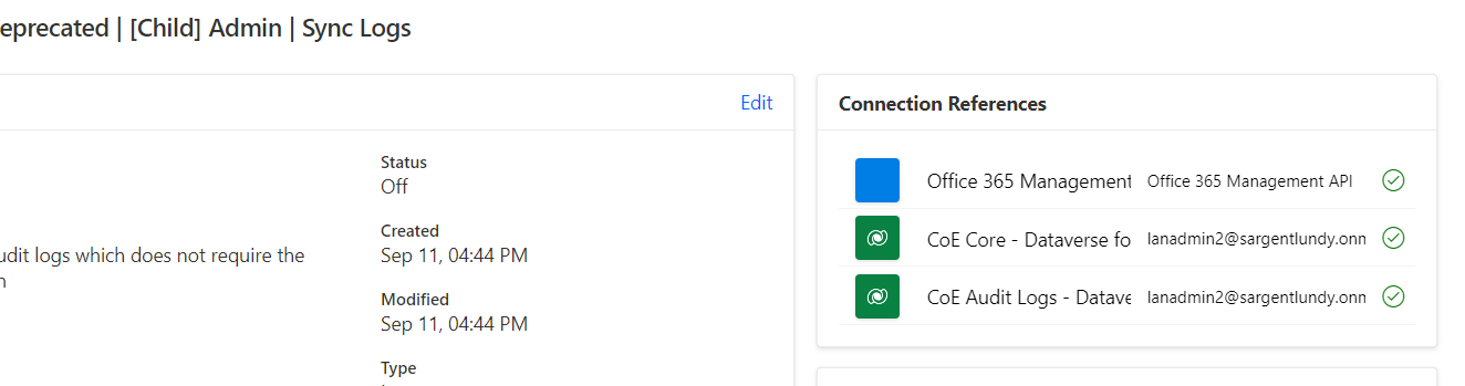 [CoE Starter Kit - BUG] ISSUE TITLE Received error when importing center of excellence core ...