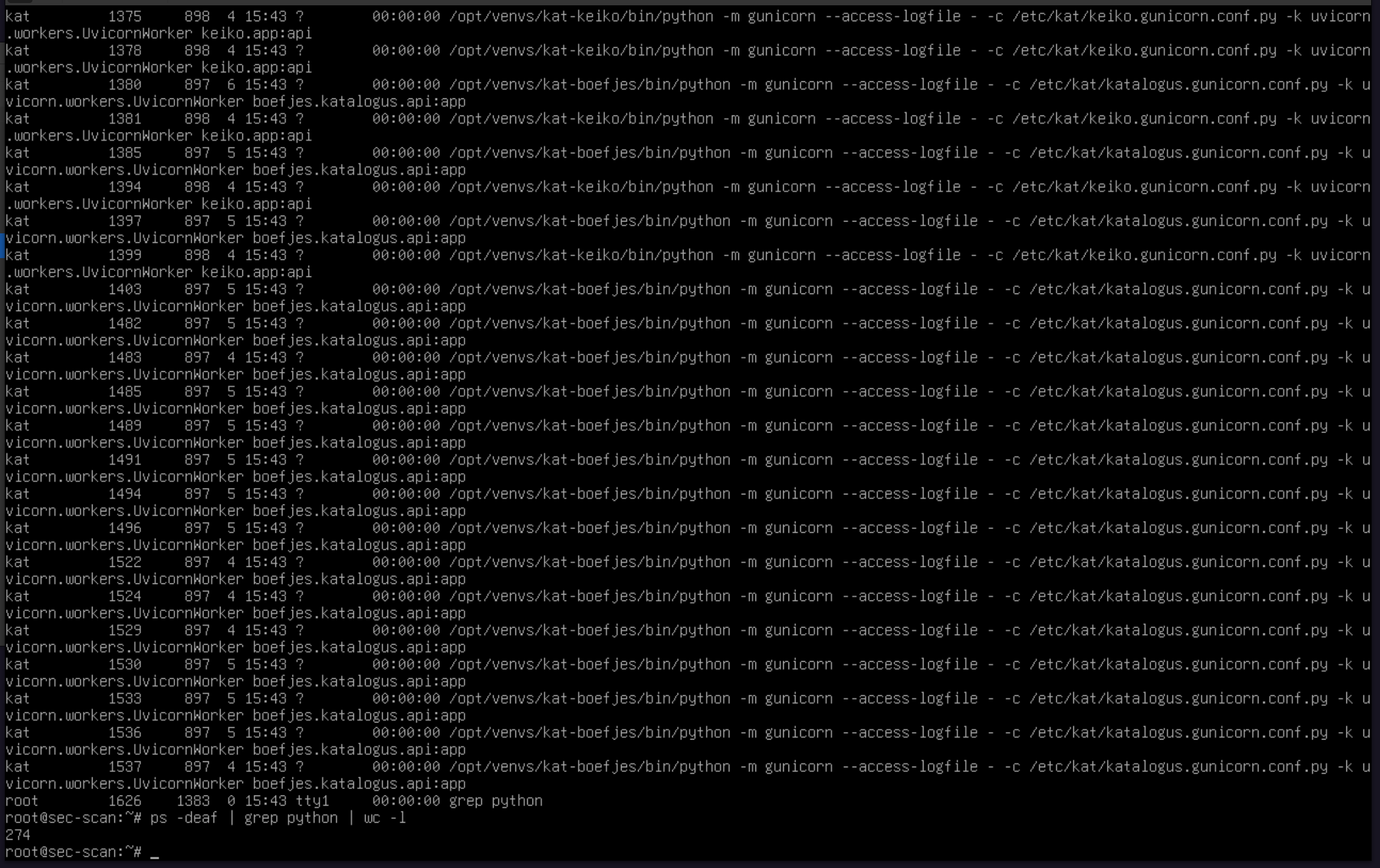 Too many processes are started on systems with large number of threads · Issue #1562 · minvws/nl ...