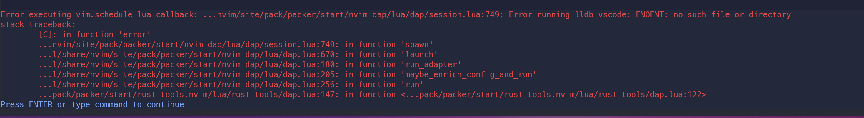 lldb-vscode: no such file or directory · Issue #141 · simrat39/rust-tools.nvim · GitHub
