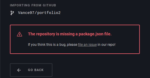 This repository is missing a package.json file · Issue #1909 · stackblitz/core · GitHub