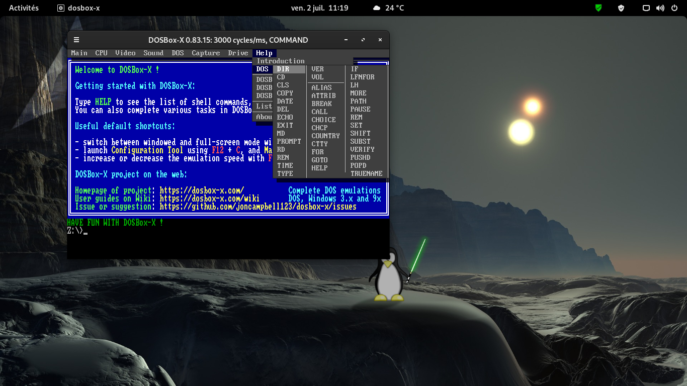 [SDL2]Debug menu breaks help menu display when using CGA/EGA/Tandy/PCJr ...