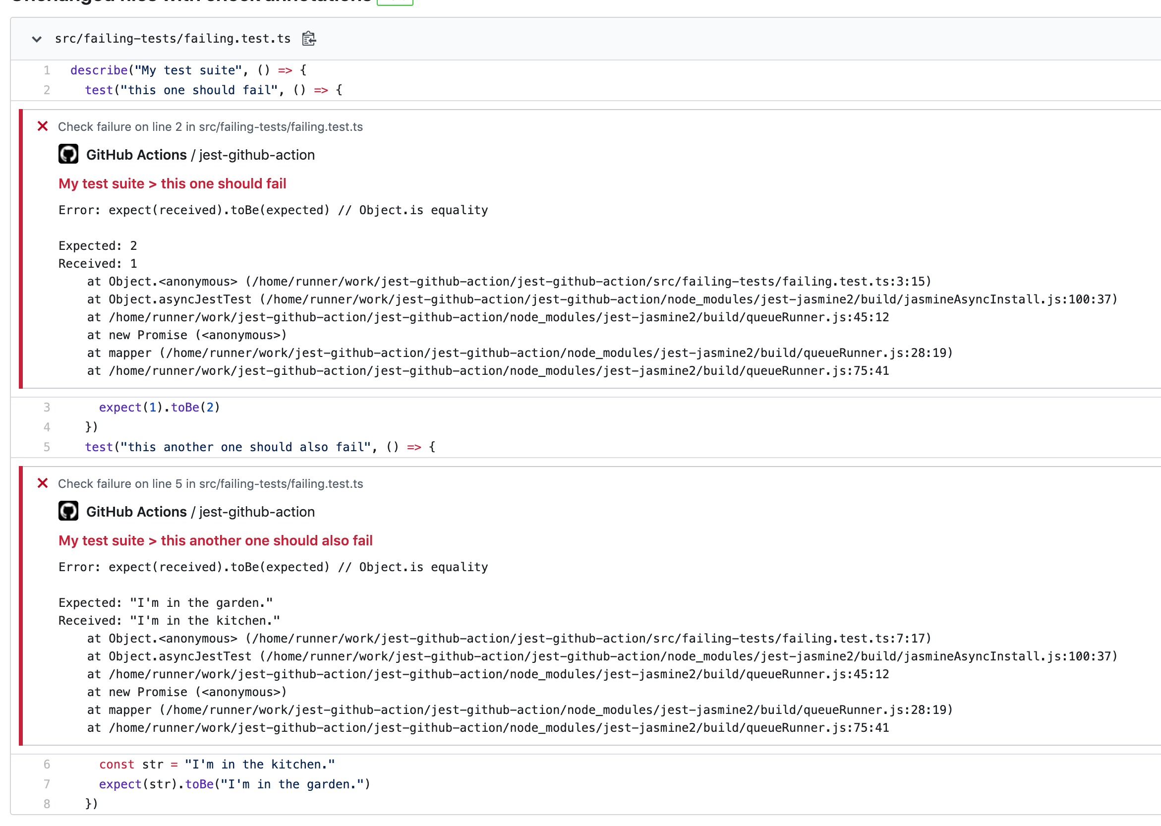 馃敄 See Github Test Reports With Files Visual Annotations 路 Issue 55 路 Practicajspractica 路 Github