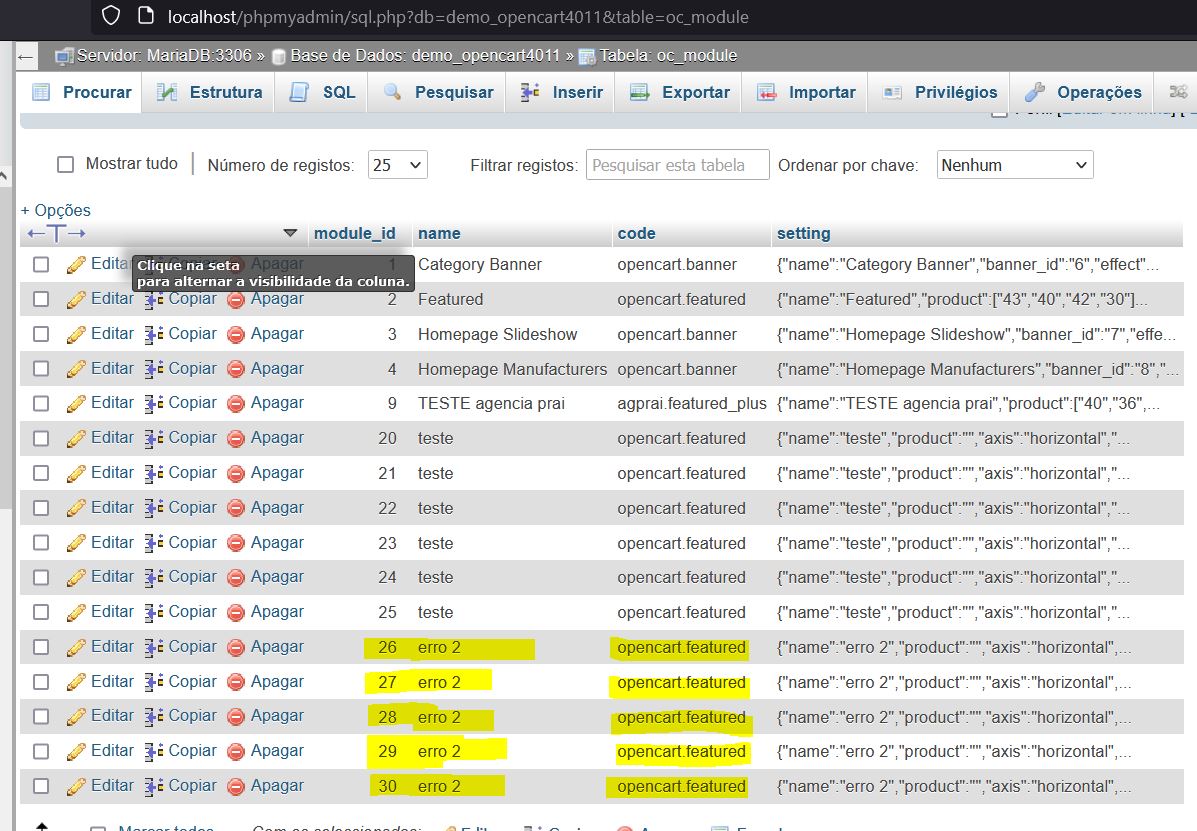 Infinite loop on first save of new module · Issue #11966 · opencart/opencart · GitHub