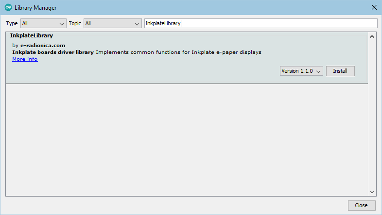 Library Manager Please Update Our Inkplate Library · Issue 11002 · Arduinoarduino · Github