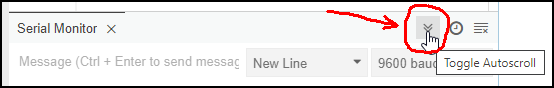 Serial monitor can't auto scroll · Issue #1977 · arduino/arduino-ide · GitHub