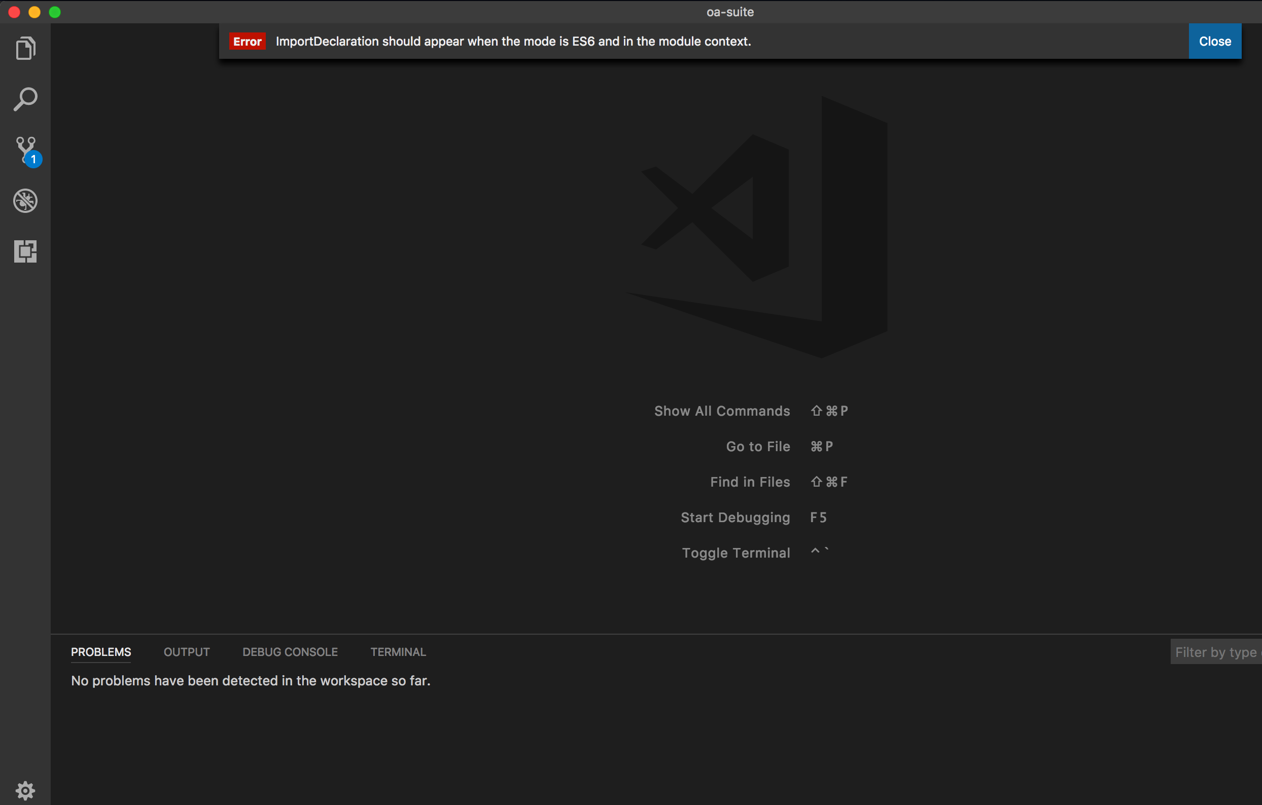 Error Importdeclaration Should Appear When The Mode Is Es6 And In The 0284