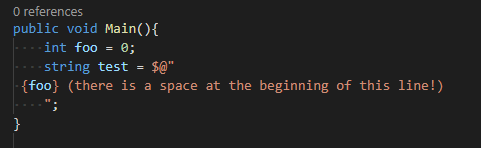 Interpolated multiline strings syntax coloring gets messed despite compiling fine · Issue #69162 ...