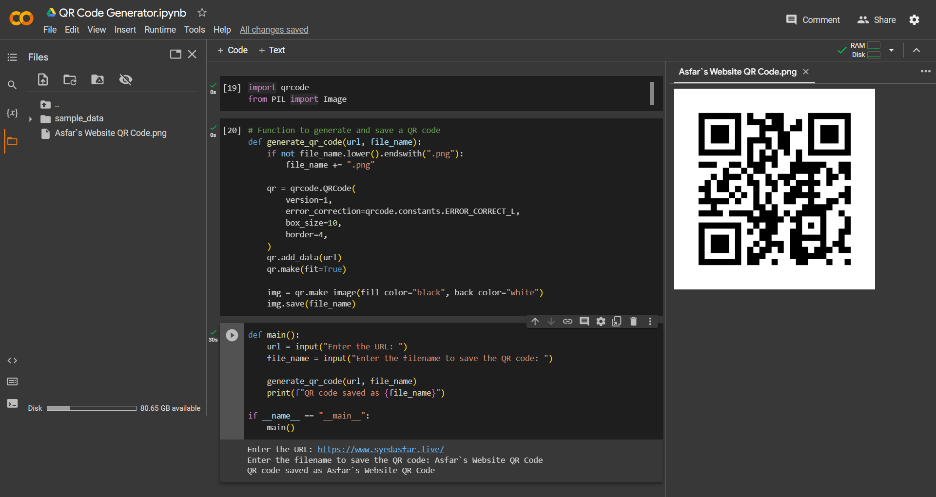 GitHub - syed-asfar-ahmad/QR-Code-Generator
