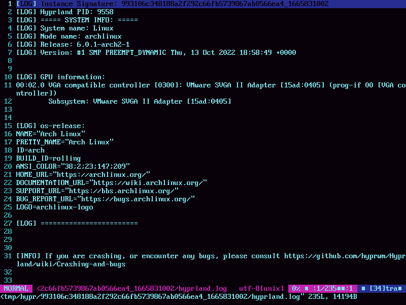 Black Screen at Launch [VirtualBox] · Issue #856 · hyprwm/Hyprland · GitHub
