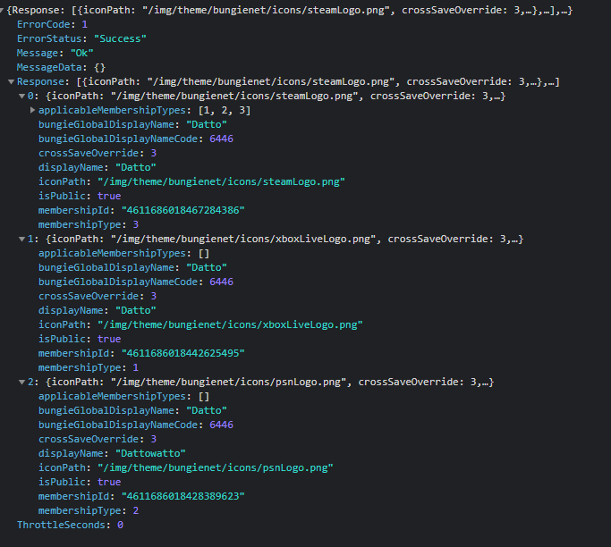 SearchDestinyPlayer returns overridden memberships · Issue #1518 · Bungie-net/api · GitHub