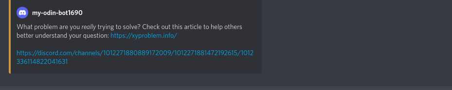 Feature: bookmark messages by 01zulfi · Pull Request #238 · TheOdinProject/odin-bot-v2 · GitHub